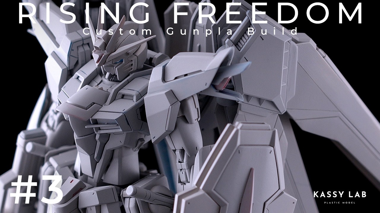HG RISING FREEDOM GUNDAM | WIP #3 - Detail up | Gunpla Custom - YouTube