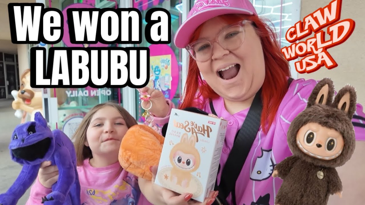 We WON our FIRST LABUBU in Las Vegas ll NEW Arcade || CLAW WORLD USA ...
