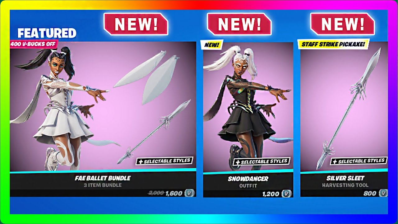 *NEW* #SnowDancer Fae Ballet Bundle!🎅 (Fortnite Shop) December 23, 2022 ...