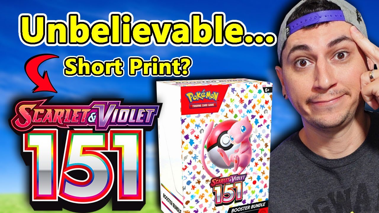 English Pokemon 151 Will Be Short Printed & You should Panic - YouTube