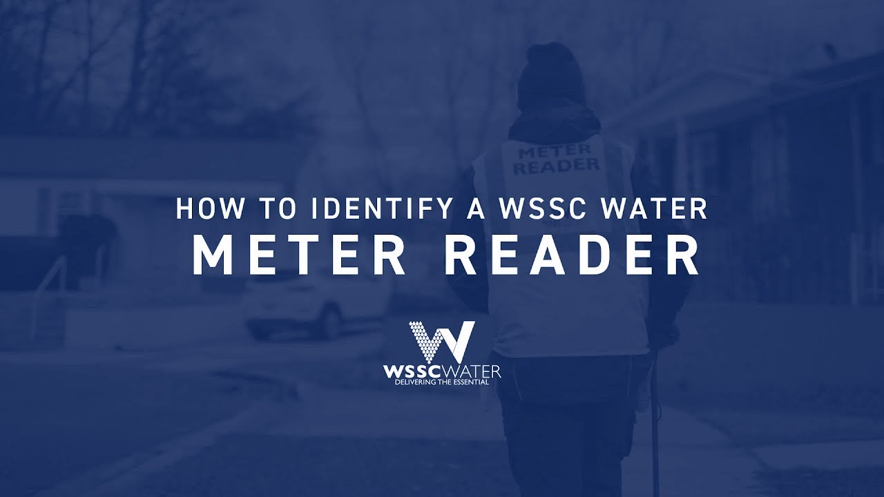 How to Identify a WSSC Water Meter Reader - YouTube