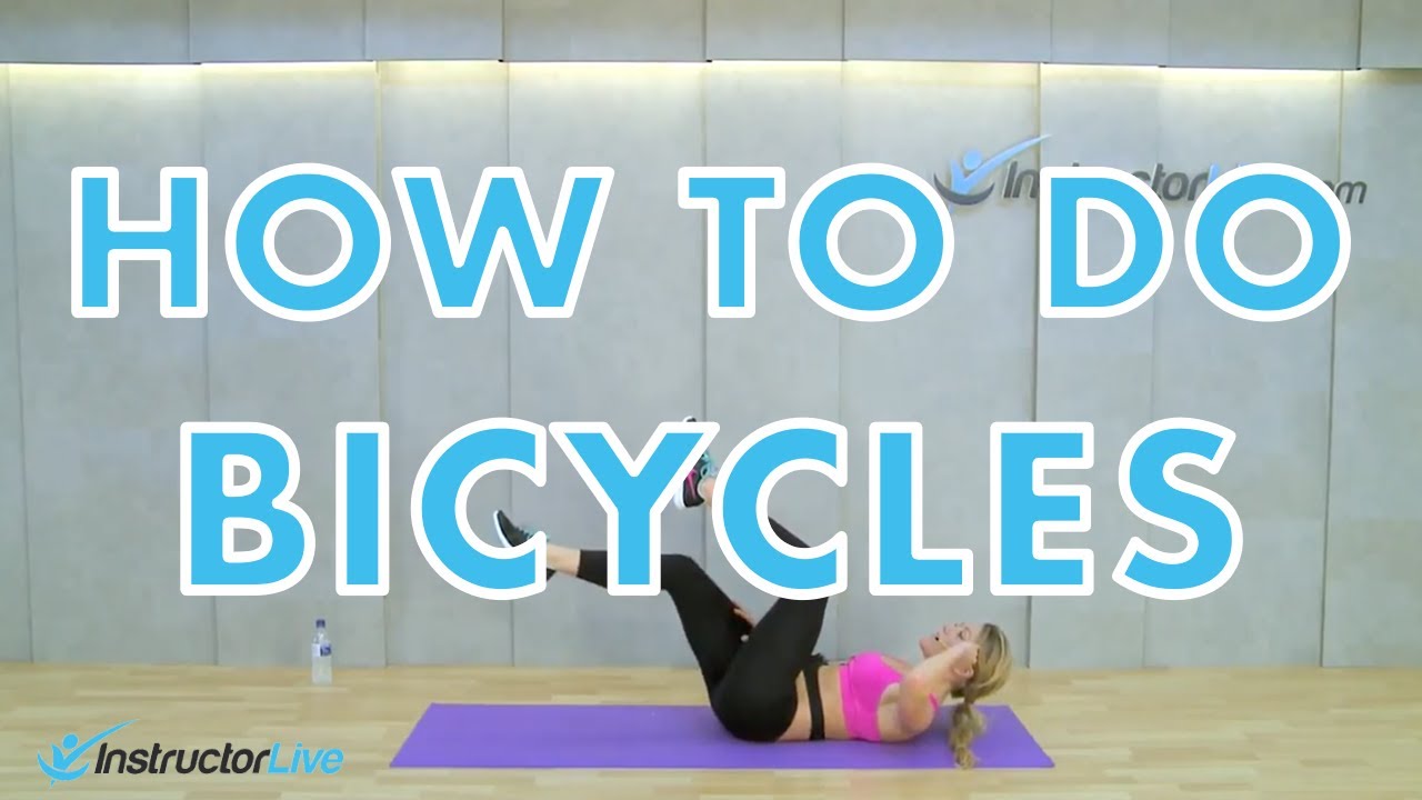 How to do Bicycles - Go to www.InstructorLive.com for full length ...