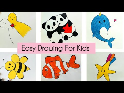 How To Draw Cute Things | Draw Cute Things | Very Easy Drawing ...