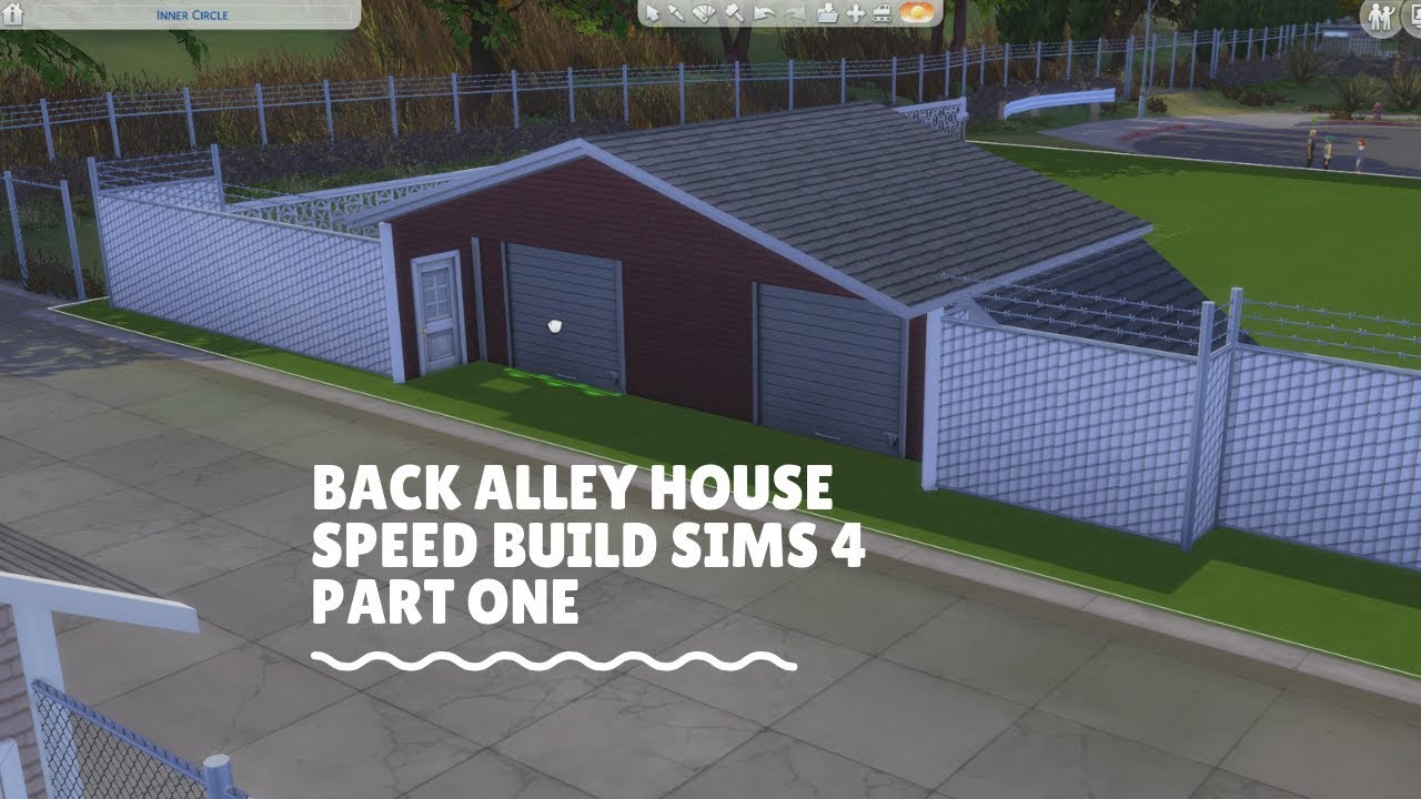 Back alley house speed build sims 4 - YouTube