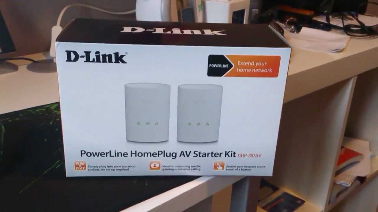 Random Review 01: D-Link Powerline homeplug AV Starter Kit - YouTube