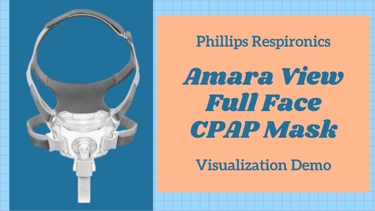 Philips Amara View Full Face CPAP Mask Visualization Demo - YouTube