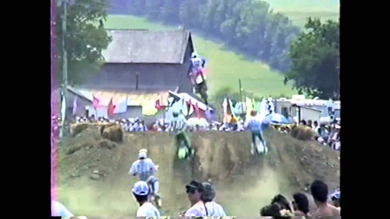 1988 AMA Motocross Broome Tioga 125/500 National - YouTube