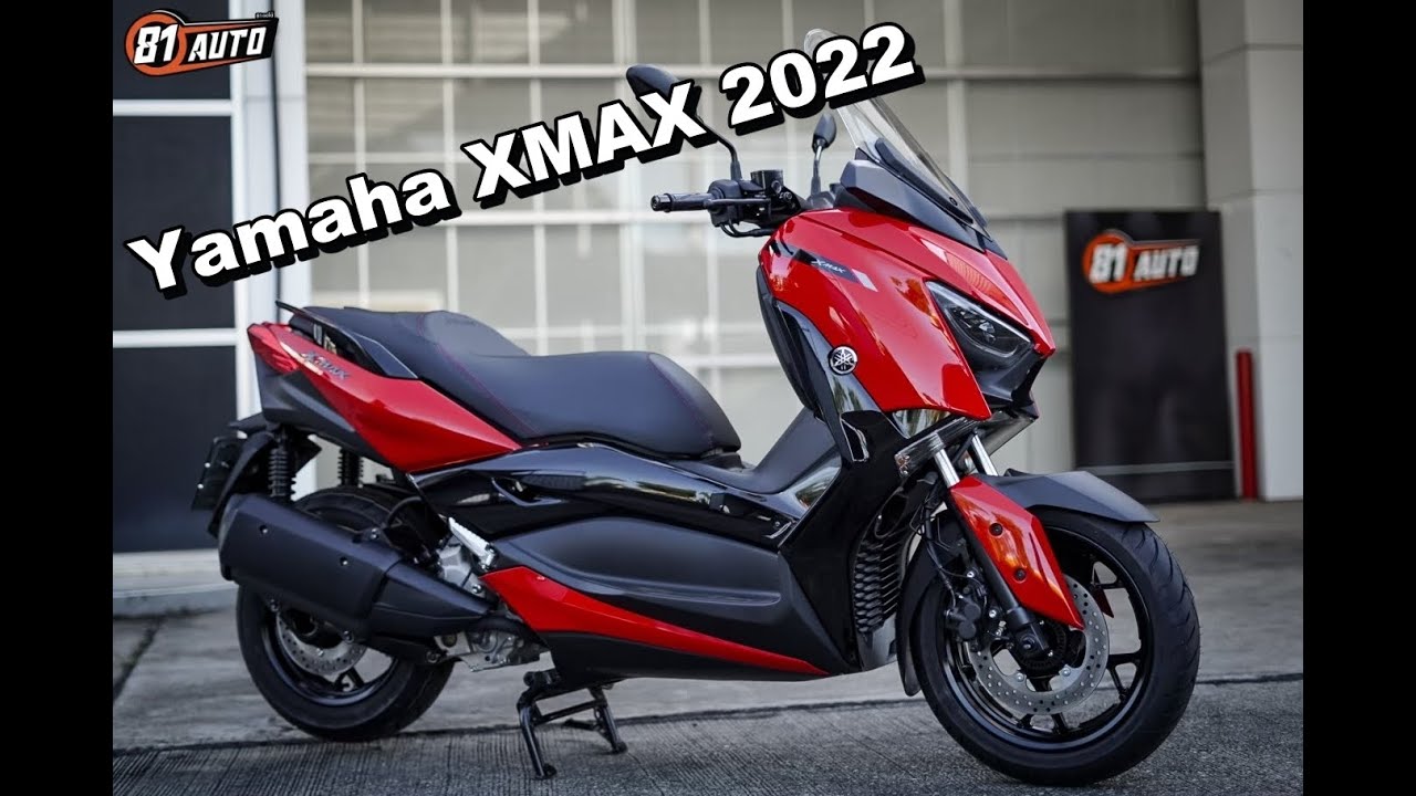พรีวิว Yamaha XMAX 2022 Red : HD Walk Around - YouTube