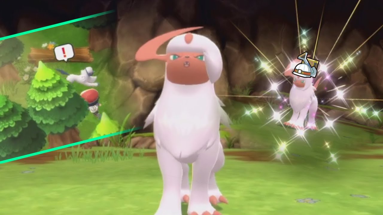 607 - LIVE! Shiny Absol in the Grand Underground in Shining Pearl - YouTube