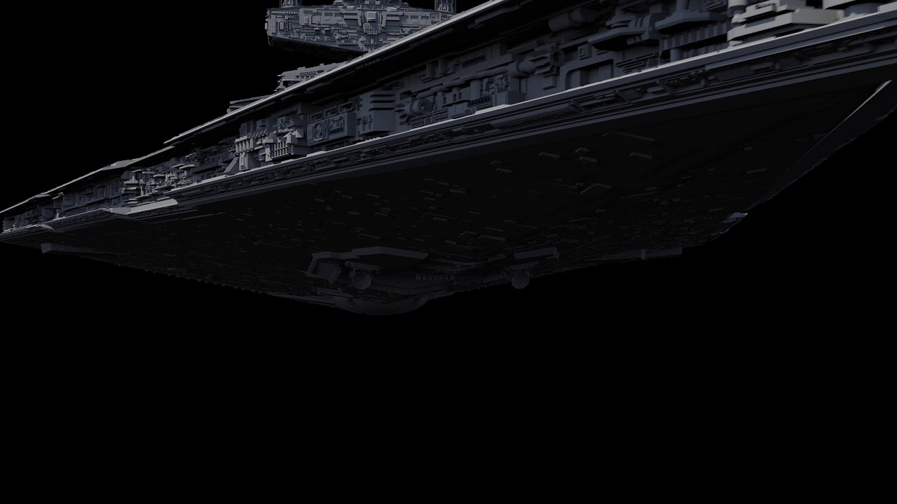 Star Wars 3D: Star Destroyer coming out of Hyperspace - YouTube