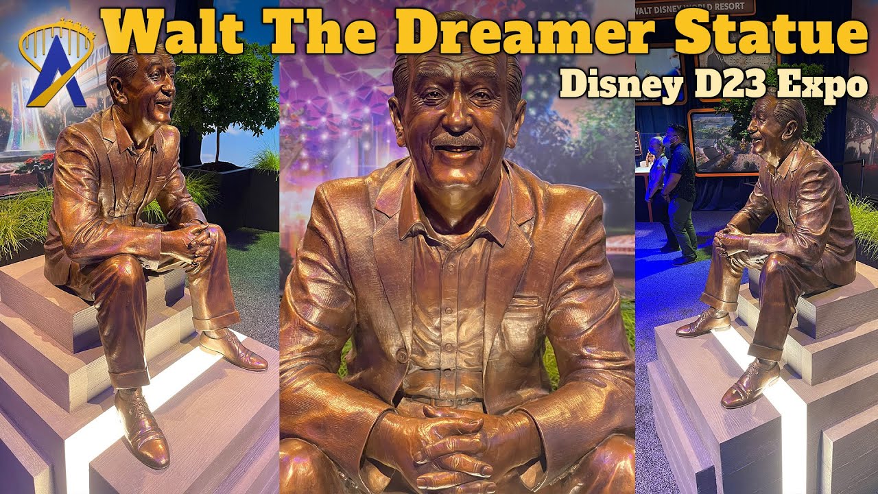 Up-Close Look at the Walt Disney Statue Coming to Epcot - Walt The ...