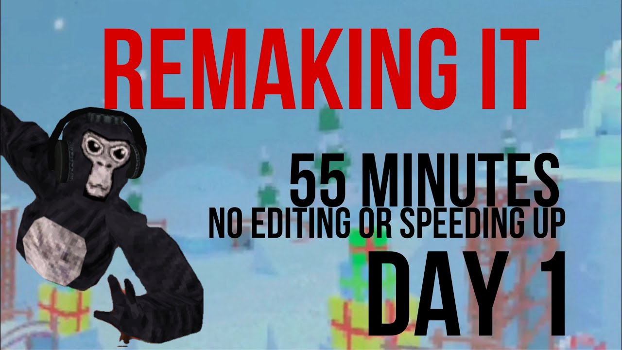 Remaking the map in nice gorilla store (no editing or speeding up ...