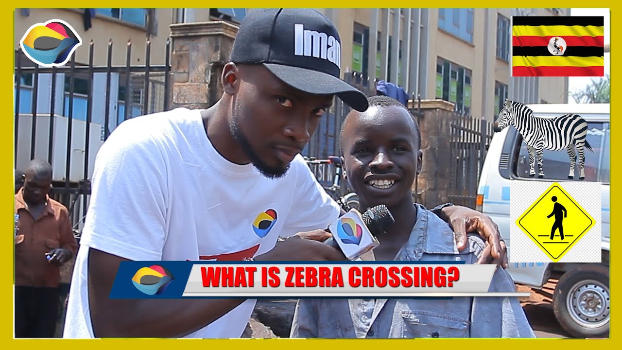 What is ZEBRA CROSSING? | Street Quiz 🇺🇬 | Funny Videos | Funny African ...