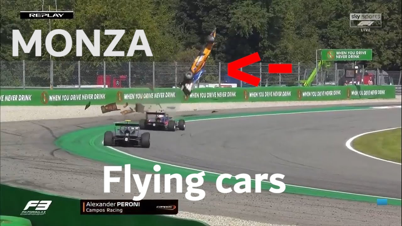 FLYING CARS MONZA Crash Compilation in ITALY - YouTube