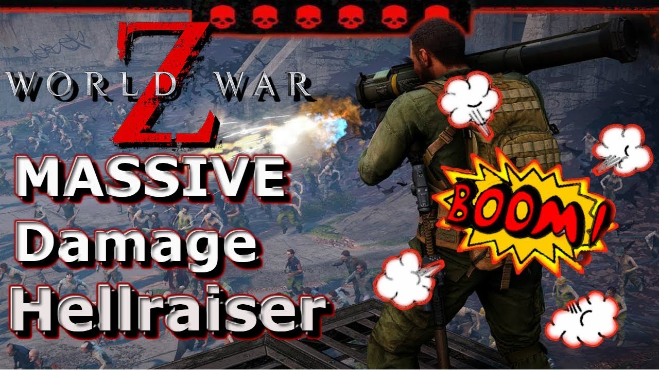 MASSIVE Damage Hellraiser - World War Z - Six Skull Build - YouTube