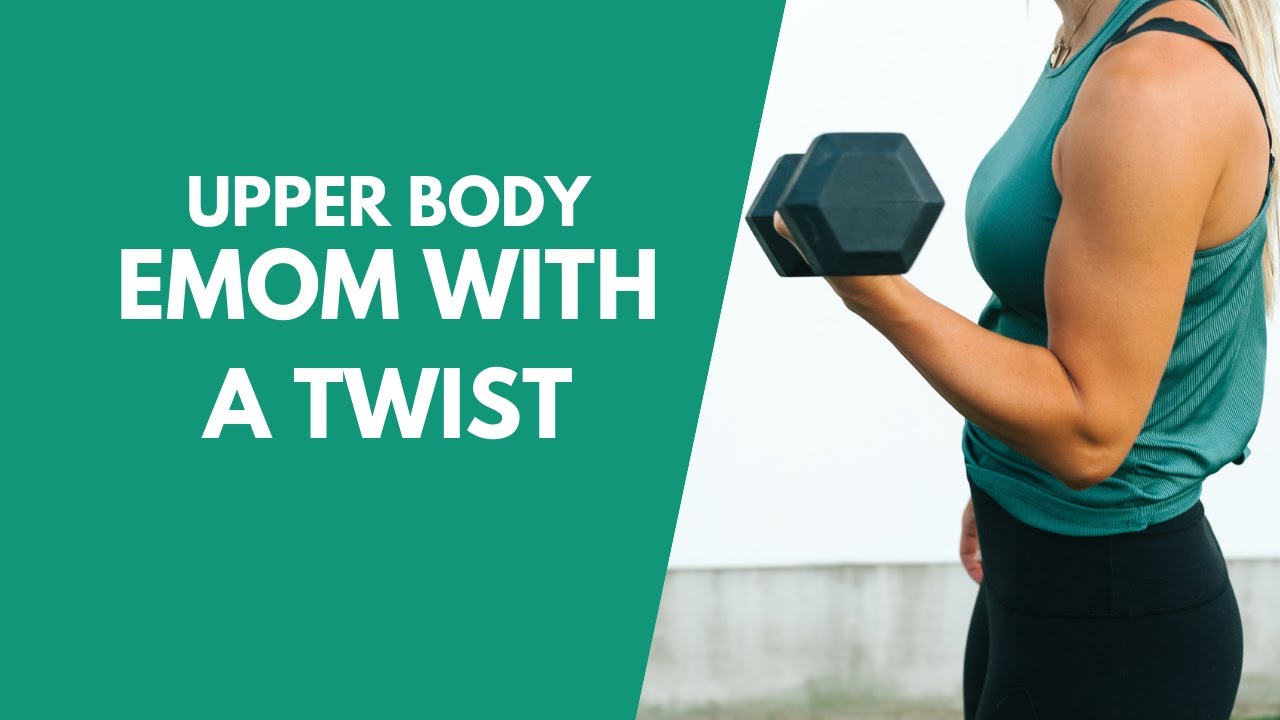 UPPER BODY EMOM // HIIT weights // brookelikestosweat - YouTube