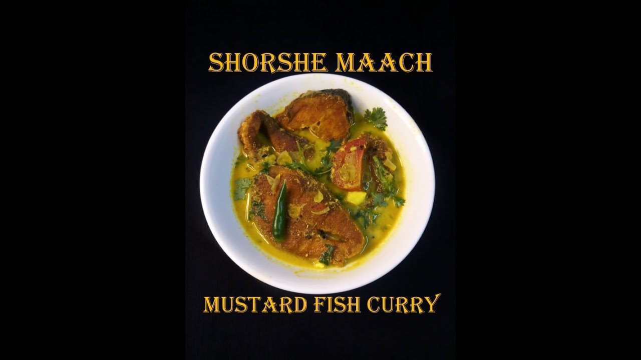 sorshe maach or mustard fish curry! rohu fish recipes - YouTube