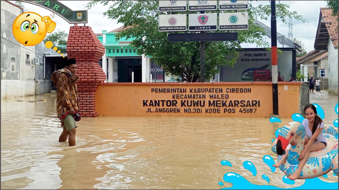 BUPATI DAN WAKIL BUPATI TINJAU LOKASI BANJIR 3 DESA DI KECAMATAN WALED ...