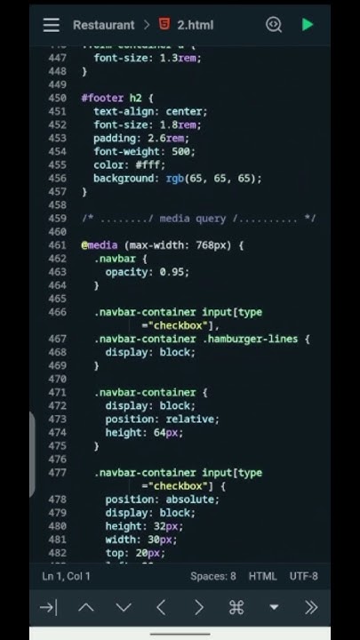 Restaurant Website Create Demo || Restaurant Website with HTML, CSS & Javascript ...