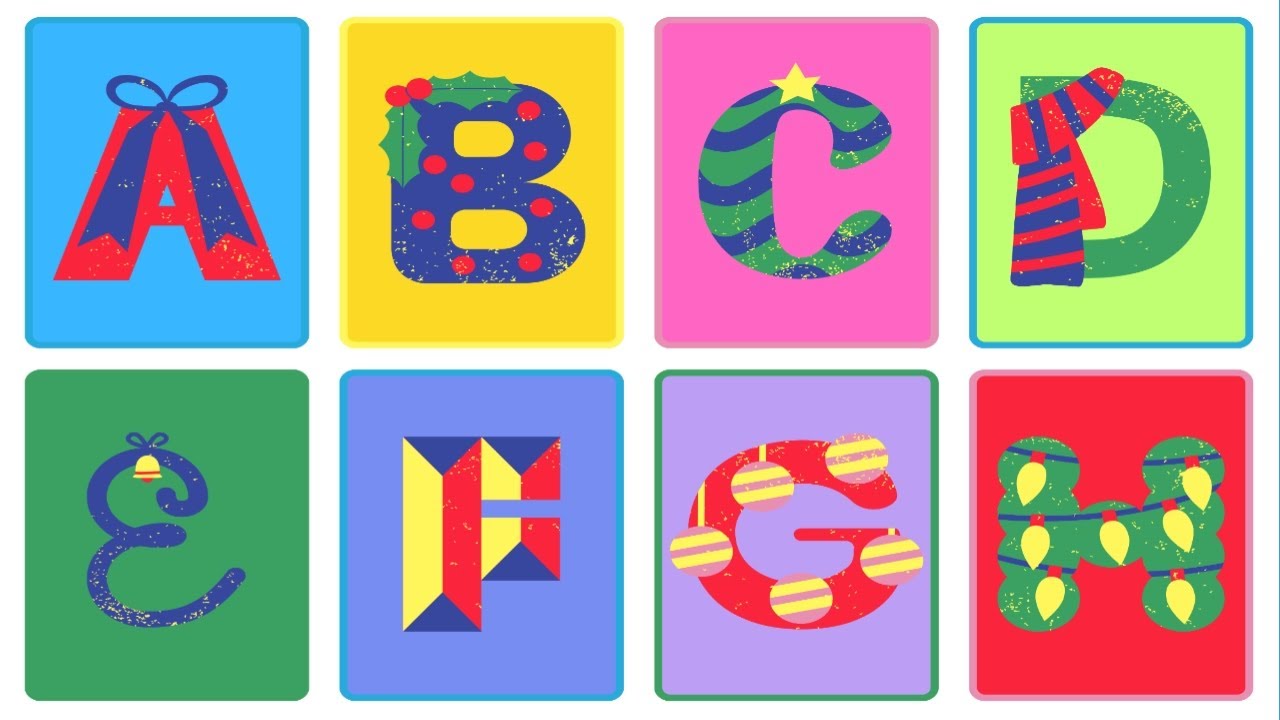 Learn Alphabets with Christmas Theme|| Phonics for kids|| #alphabet # ...