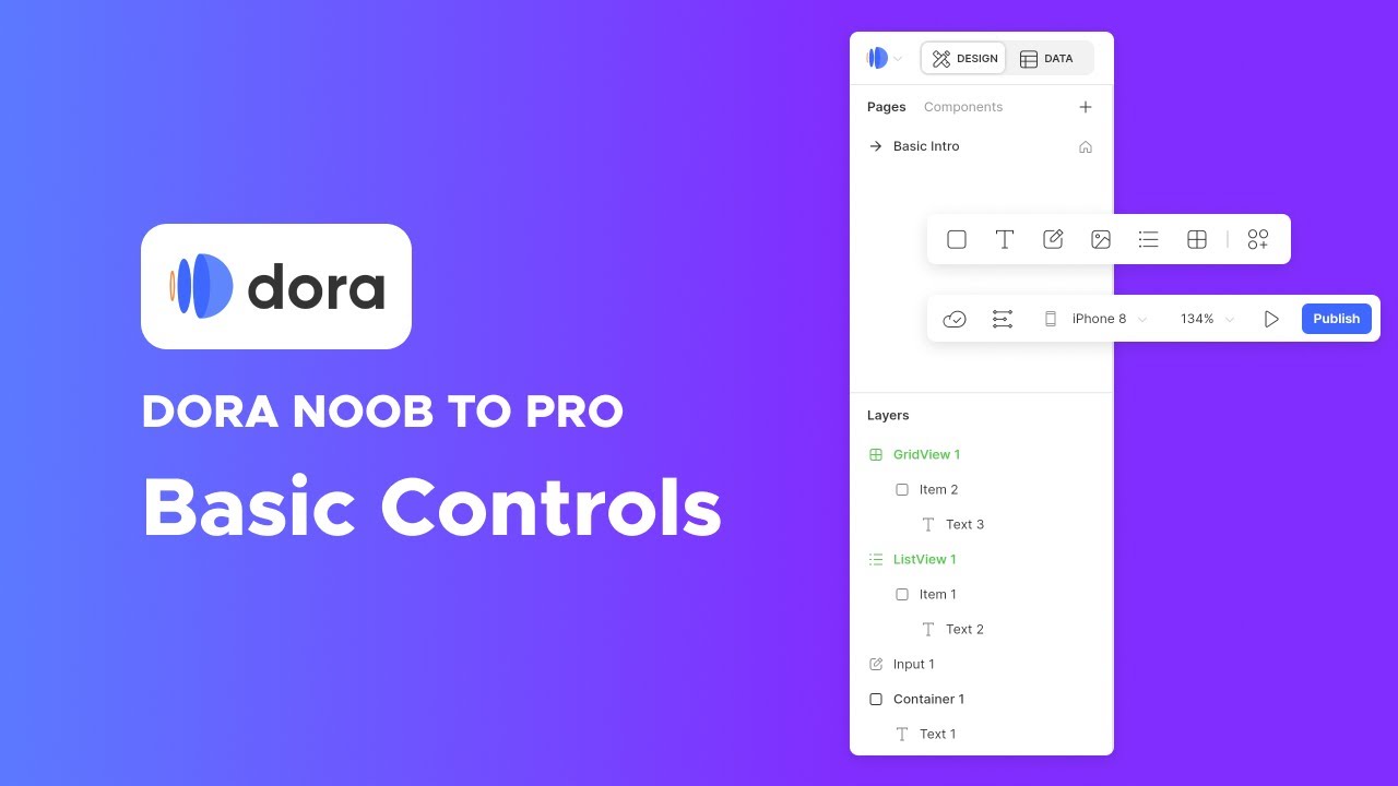 Dora Design - Basic Controls - YouTube
