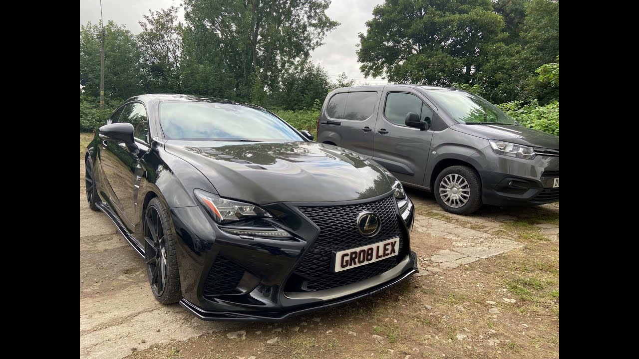 Lexus RCF start up and exhaust sound - YouTube