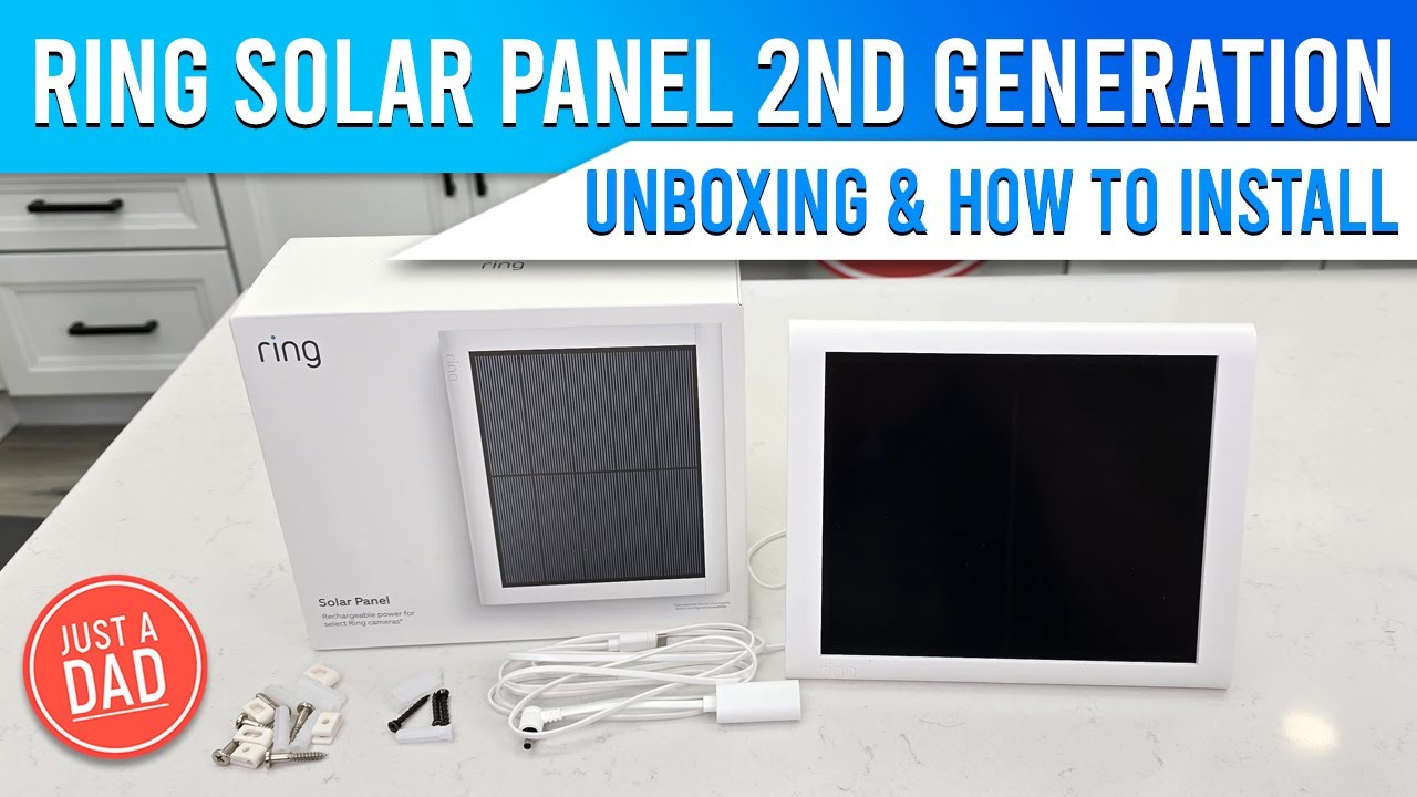 Ring Solar Panel 2nd Generation for Stick Up Cam & Pro and Spotlight ...