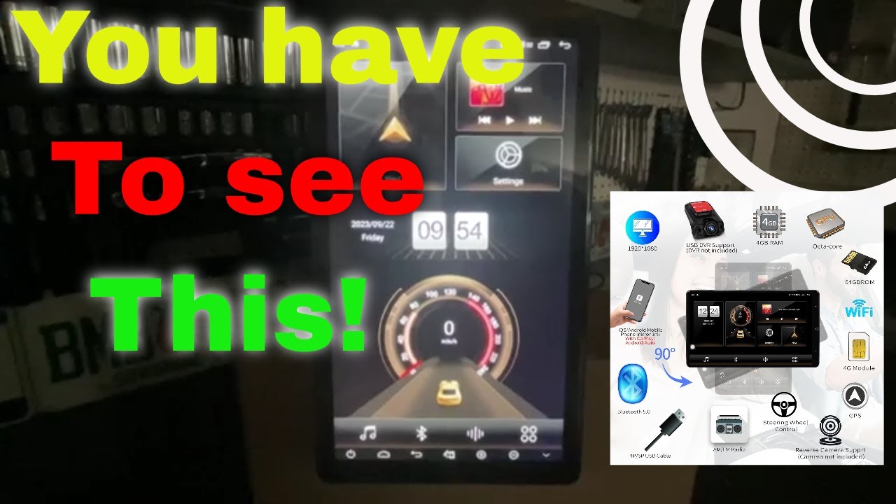 Philosin IPS Motorized 13 Inch Android Tablet Multimedia Stereo - YouTube