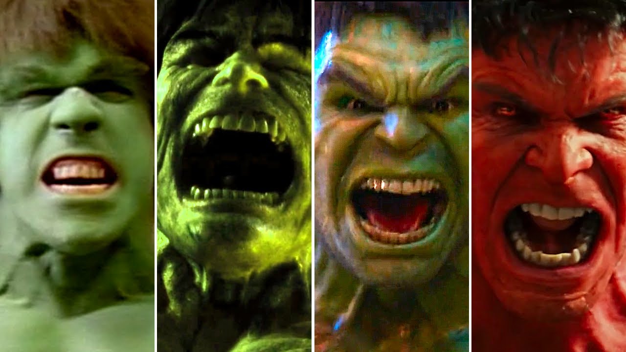 Evolution of HULK roar | 1977-2025 - YouTube