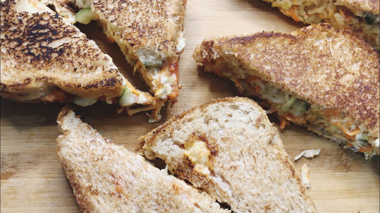 Brown Bread Chicken Sandwich Recipe by Simple Food Easy Life. - YouTube