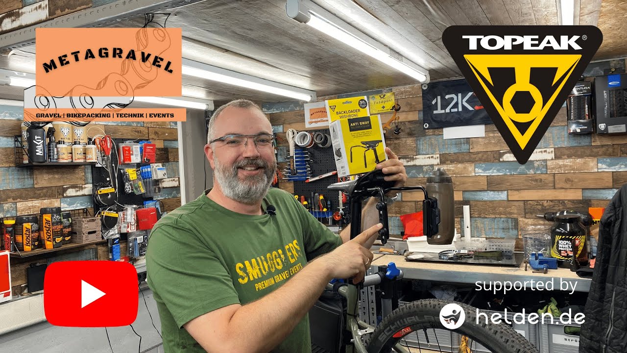 Topeak Backloader Wishbone - YouTube