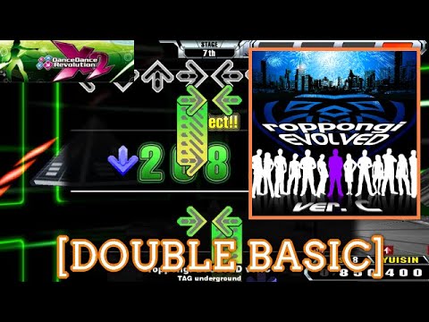 【DDR X2】 roppongi EVOLVED ver. C / TAG underground [DOUBLE BASIC] 譜面確認 ...
