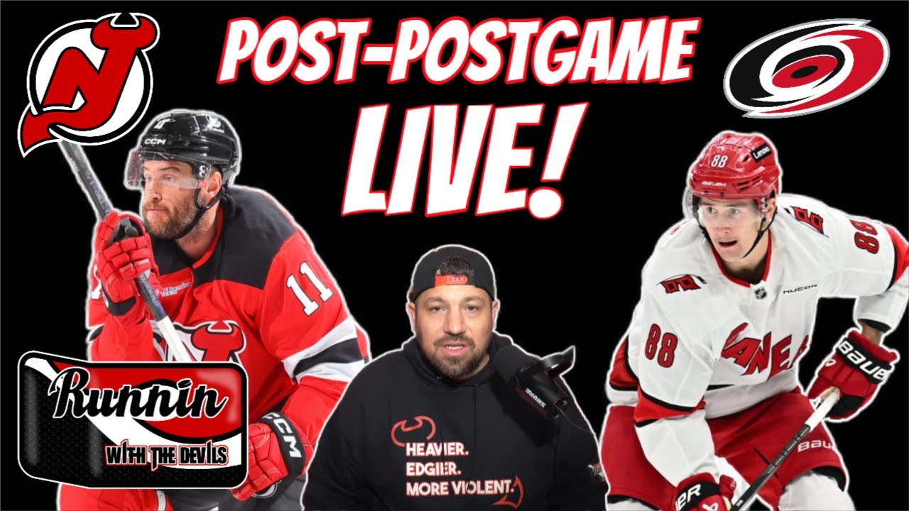 NJ Devils vs. Carolina Hurricanes Post-Postgame LIVE! 11/21/24 - YouTube