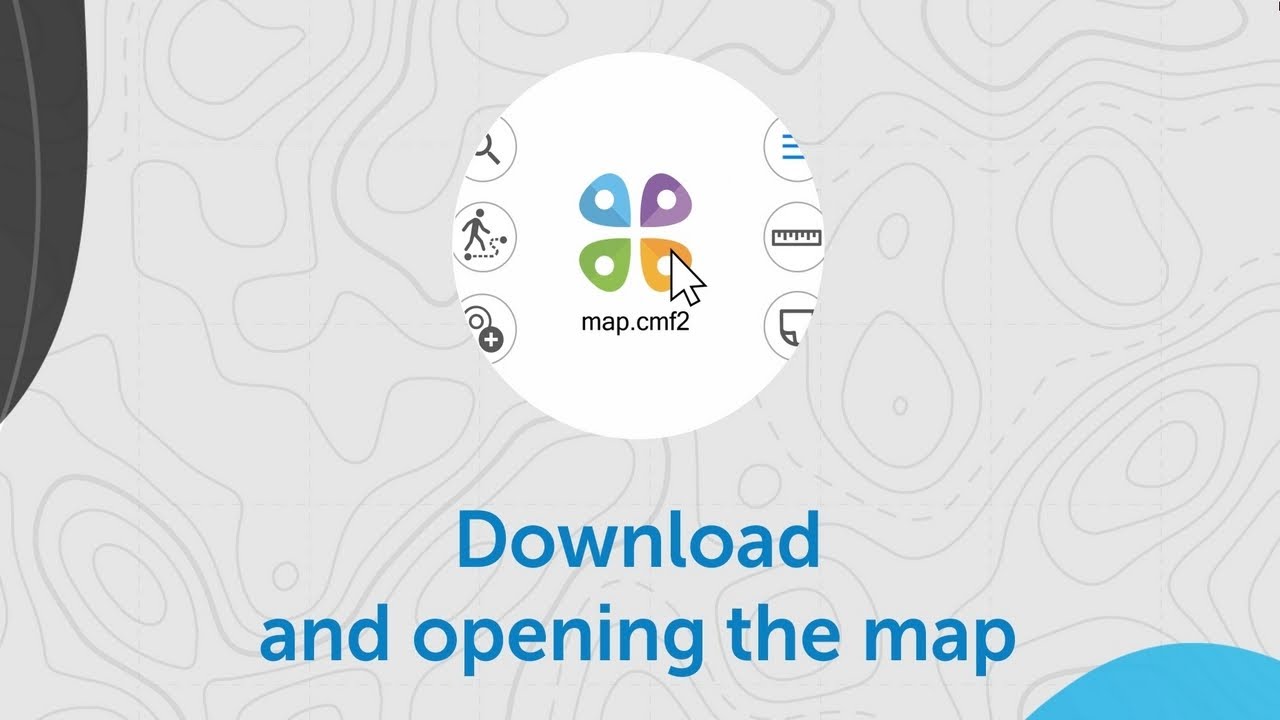 How to download and open a map on your mobile device? - YouTube