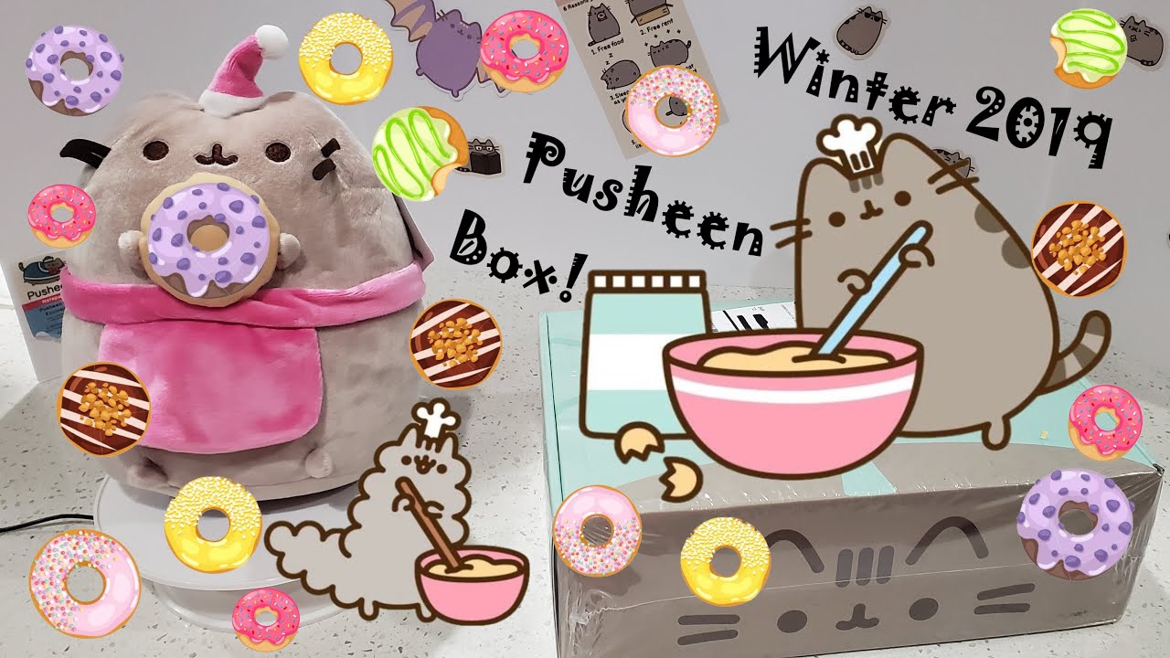🧁 Pusheen Winter 2019 Subscription Unboxing and Review! - YouTube