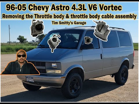 96-05 GMC/Chevy Safari/Astro 4.3L removing throttle body and throttle ...
