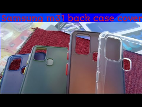 Samsung M31 back cover /samsung galaxy m31 cover case - YouTube