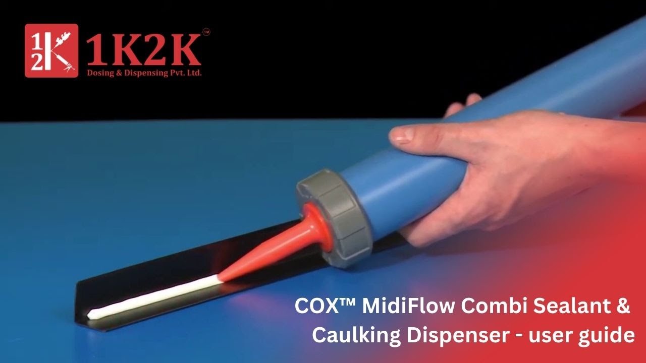 COX™ MidiFlow Combi Sealant & Caulking Dispenser - user guide - YouTube