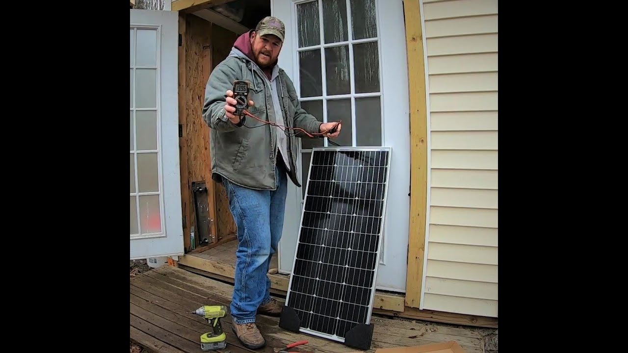 SIMPLE Solar power | Off grid solar setup for bathhouse with lights ...