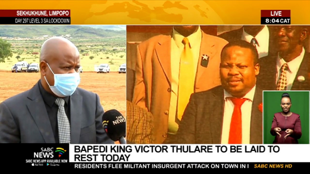 The late Bapedi King, Victor Thulare the third to be buried in Limpopo ...