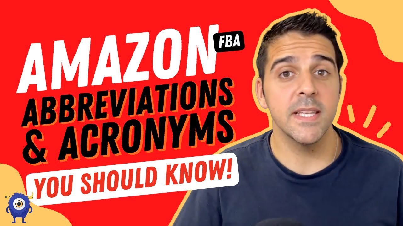 Confusing Amazon FBA Abbreviations and Acronyms you Should Know! - YouTube