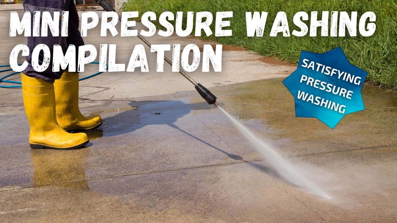 Daily power washing compilation! 💦 ODDLY SATISFYING PRESSURE WASHING ...