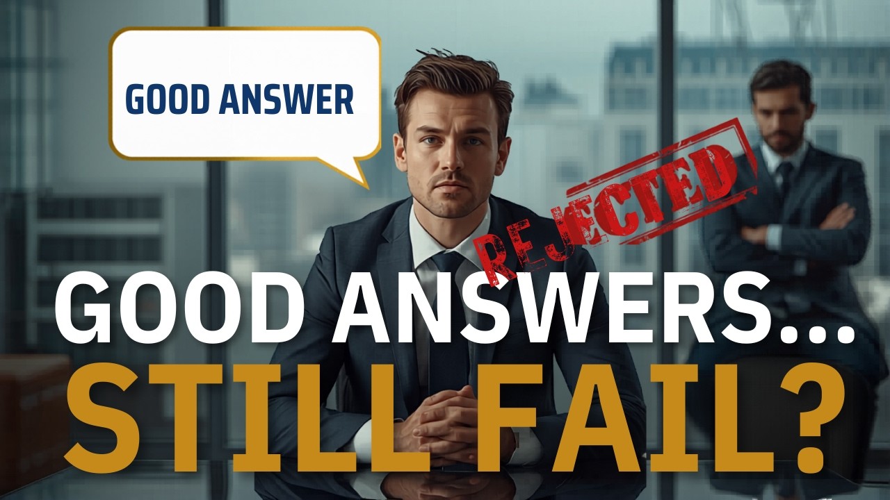 Why You’re Failing Bank Interviews Even With Good Answers - YouTube