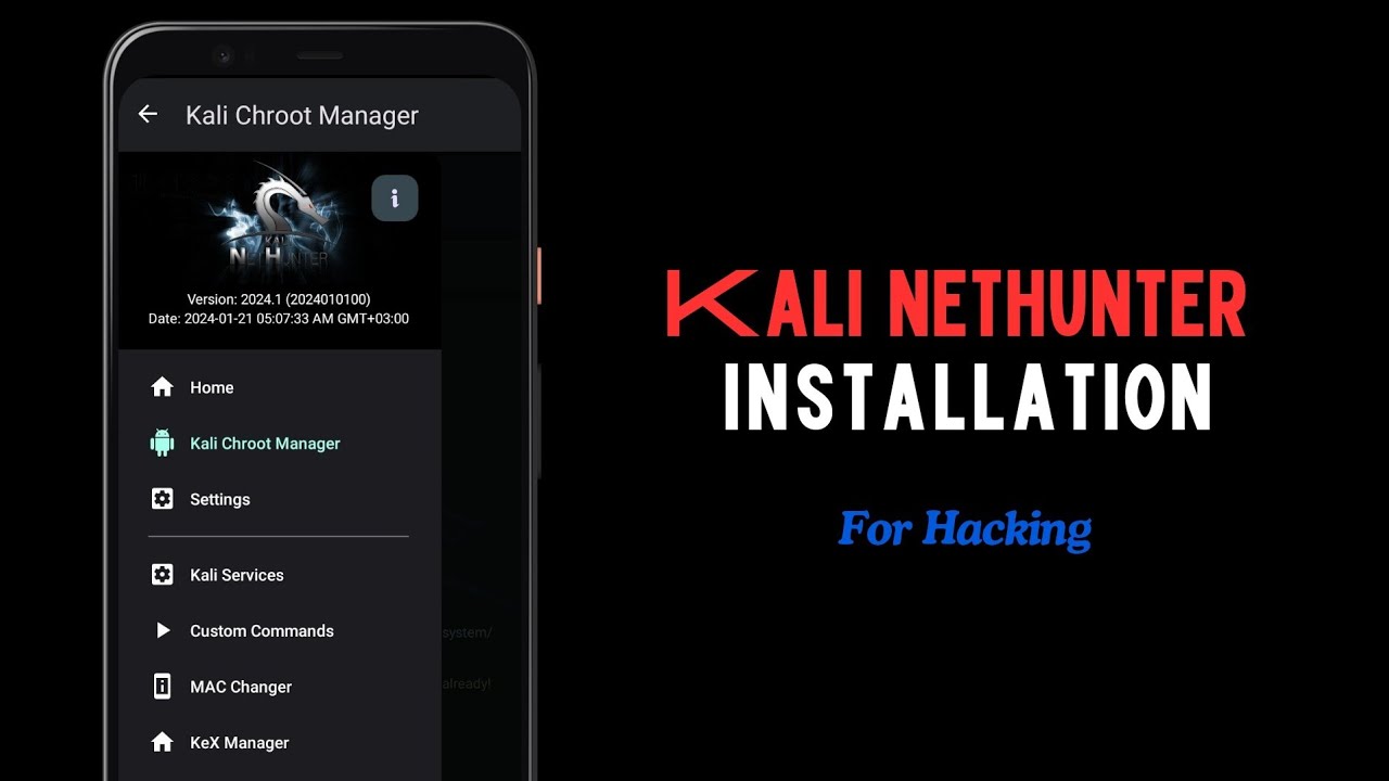 how to install and setup Kali nethunter on a rooted phone in 2024 - YouTube