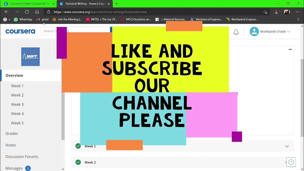 TECHNICAL WRITING || WEEK 3 || PEER GRADED ASSIGNMENT || COURSERA - YouTube