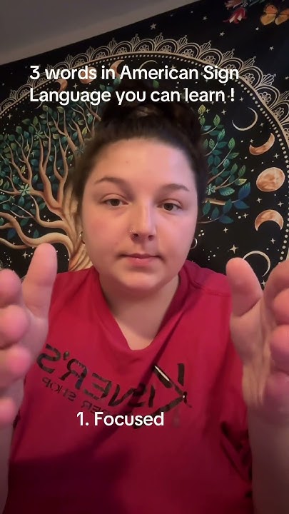 3 words in American Sign Language you can learn ! #asl # ...