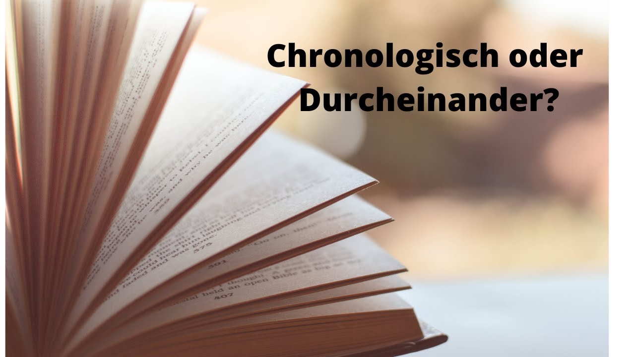 Solltest du ein Buch chronologisch schreiben? - YouTube