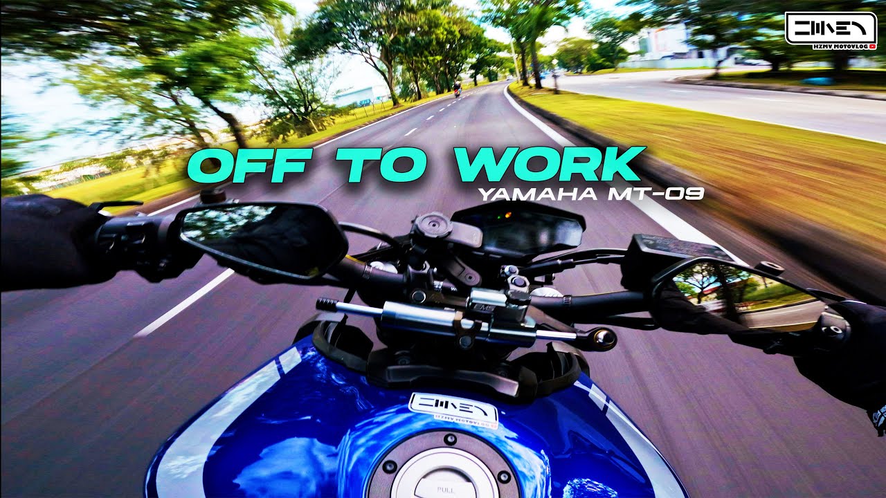 Off To Work. Yamaha MT-09 + Yoshimura R55 | GoPro Hero 11 8:7 [4K ...
