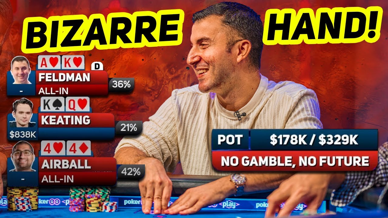 Hustler Casino's Ryan Feldman Plays The Biggest Pot of His Life! [INSANE RUNOUT] - YouTube
