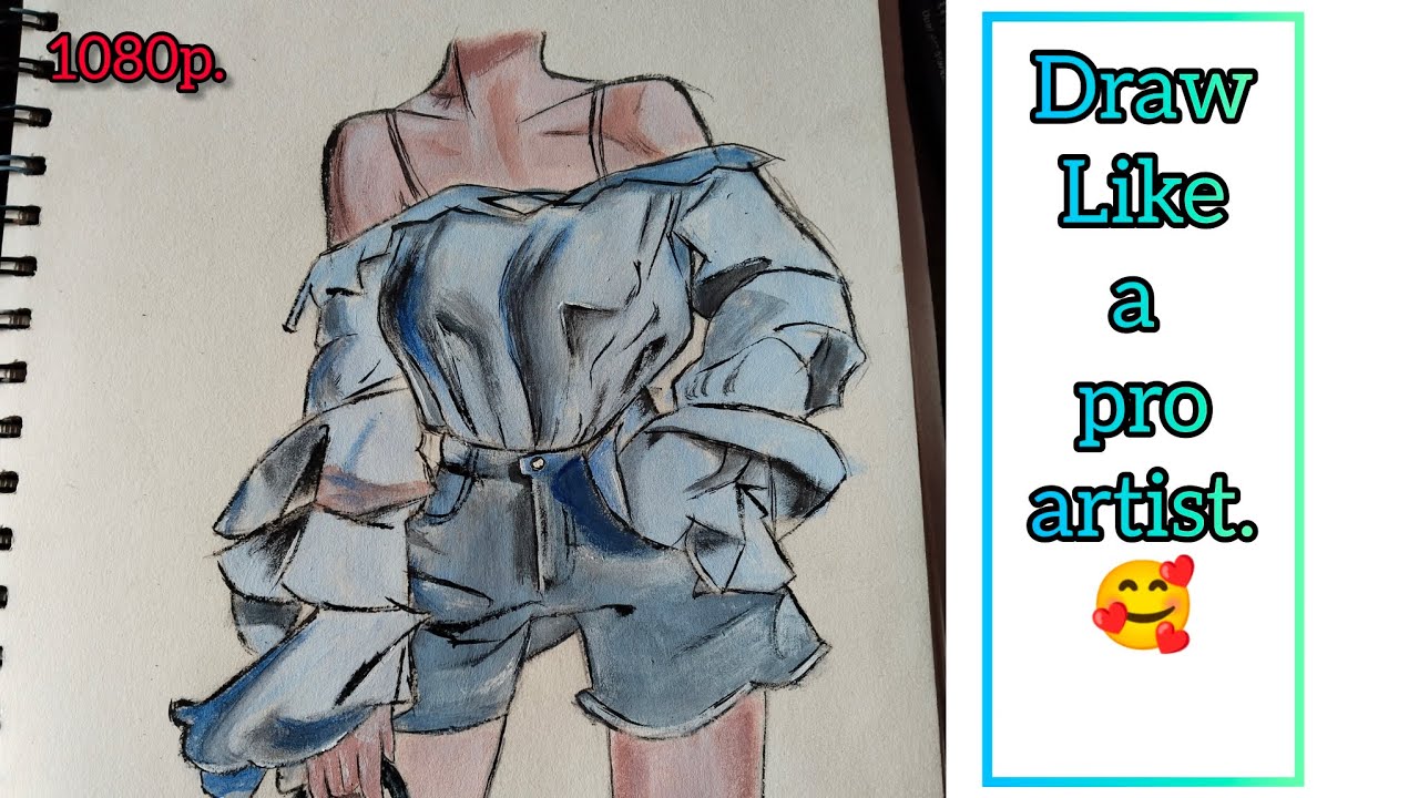 Draw like a pro artist || Watch how to draw a figure painting.🥰 - YouTube